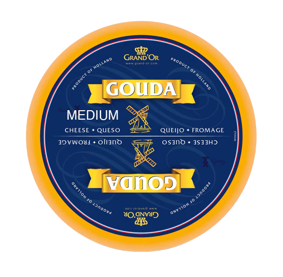 Grand D'Or Gouda - Medium 1/16 Wheel Prepack – The Dutch Shop