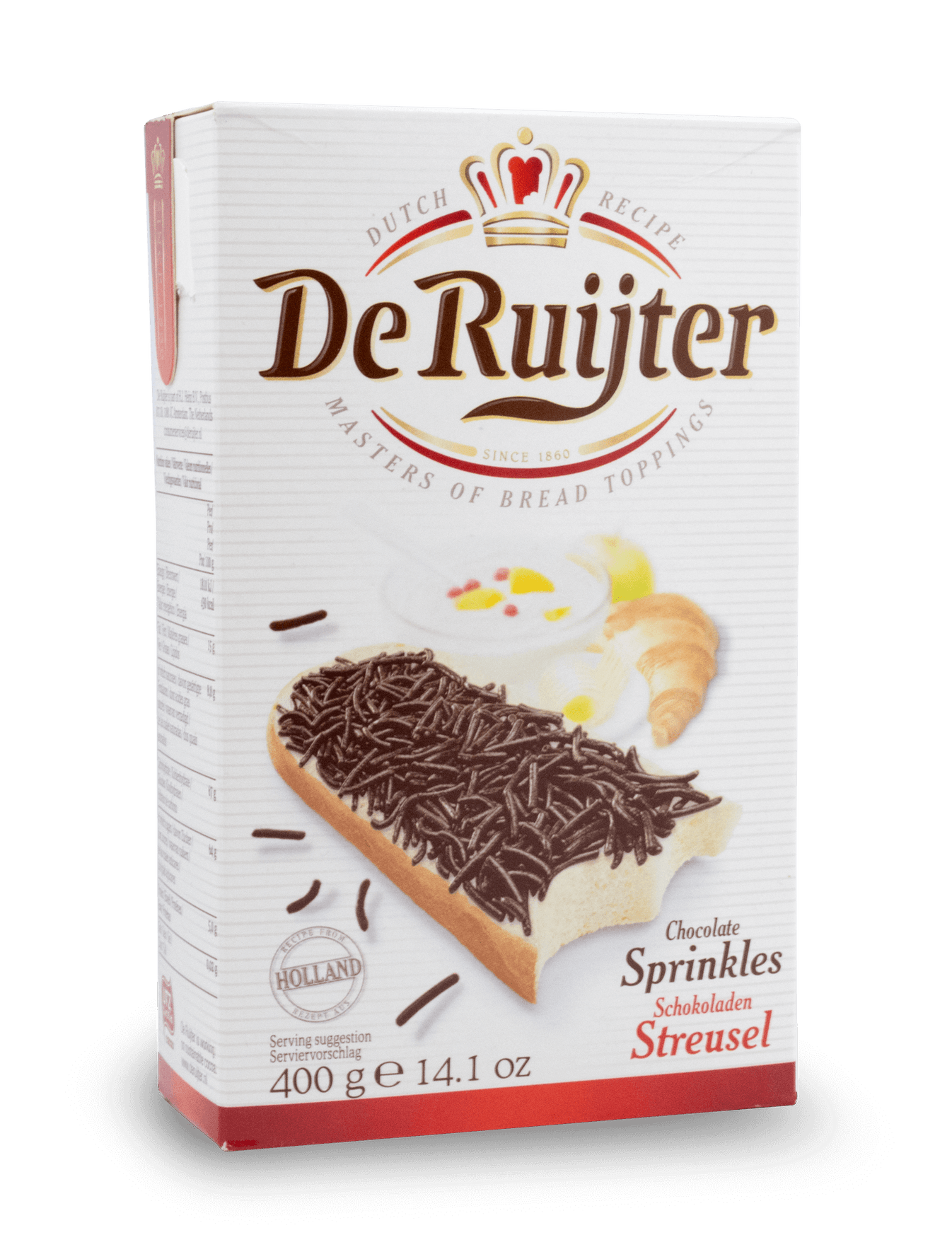 De Ruijter Chocolate Sprinkles - Dark 390g – The Dutch Shop